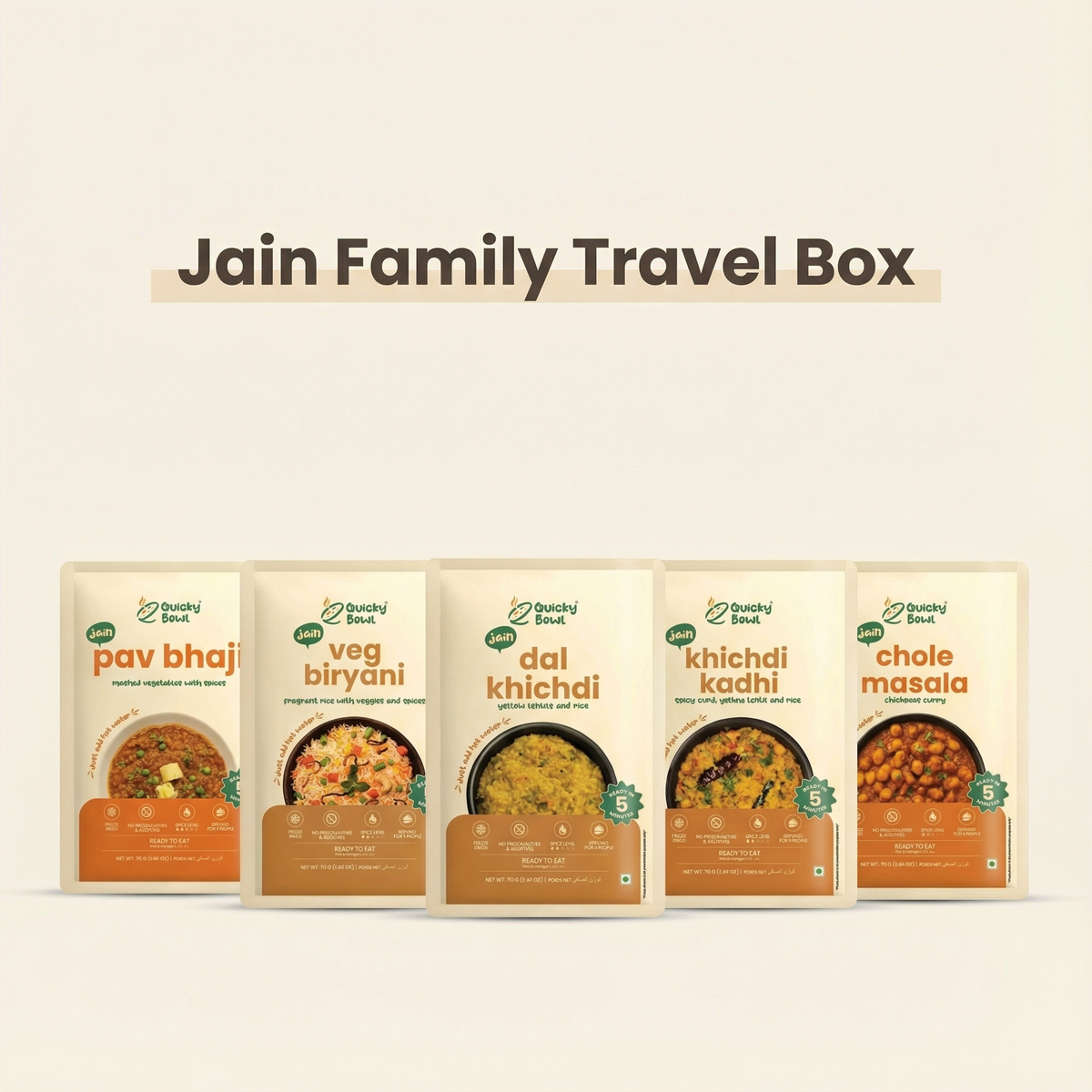 JAIN FAMILY TRAVEL BOX – 4 + 2 – QuickyBowl